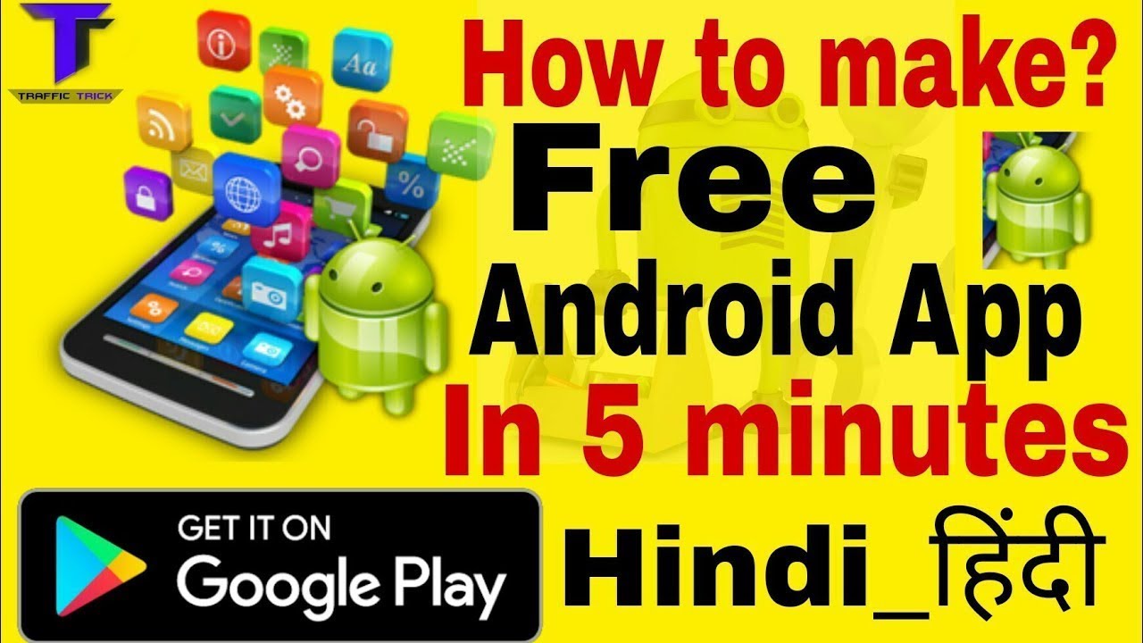 How to make a Free Android App in Minutes Android App Review - YouTube