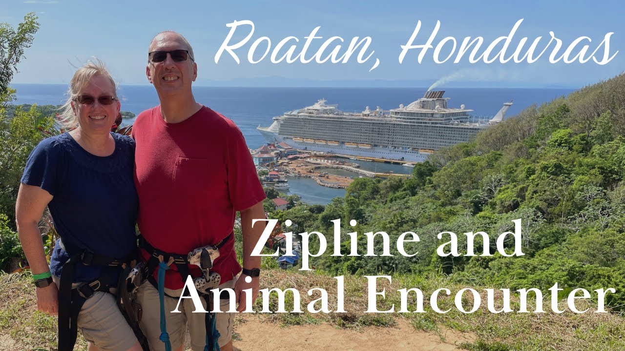Roatan Honduras: Zip line and Animal encounter excursion - YouTube