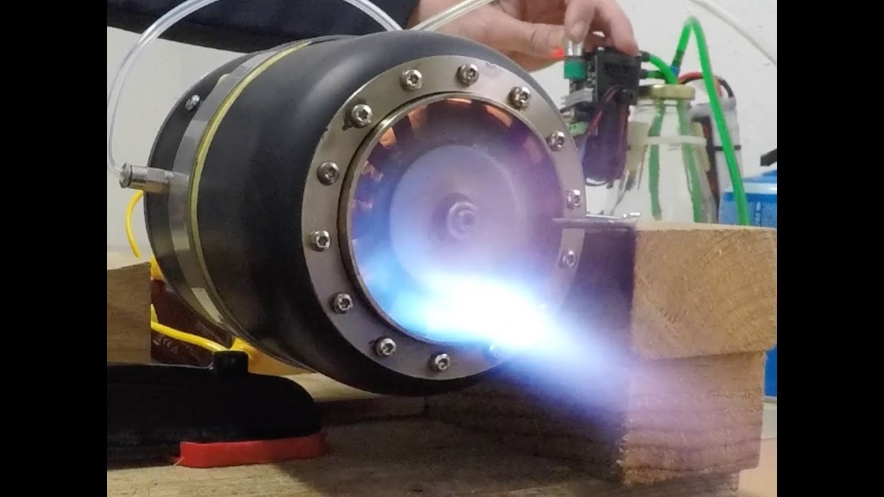 Homemade Turbine Jet Engine KJ 66 Kamps - 3D printed diffuser - YouTube