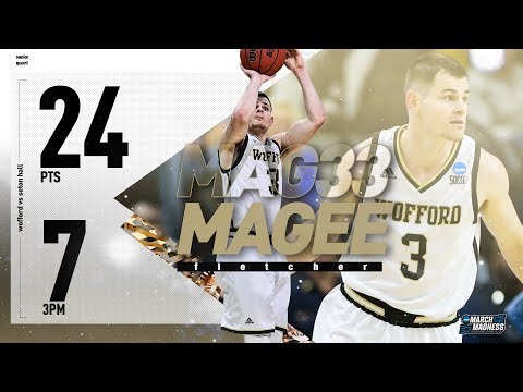 Wofford's Fletcher Magee drops 24 points in record-setting NCAA tournament performance