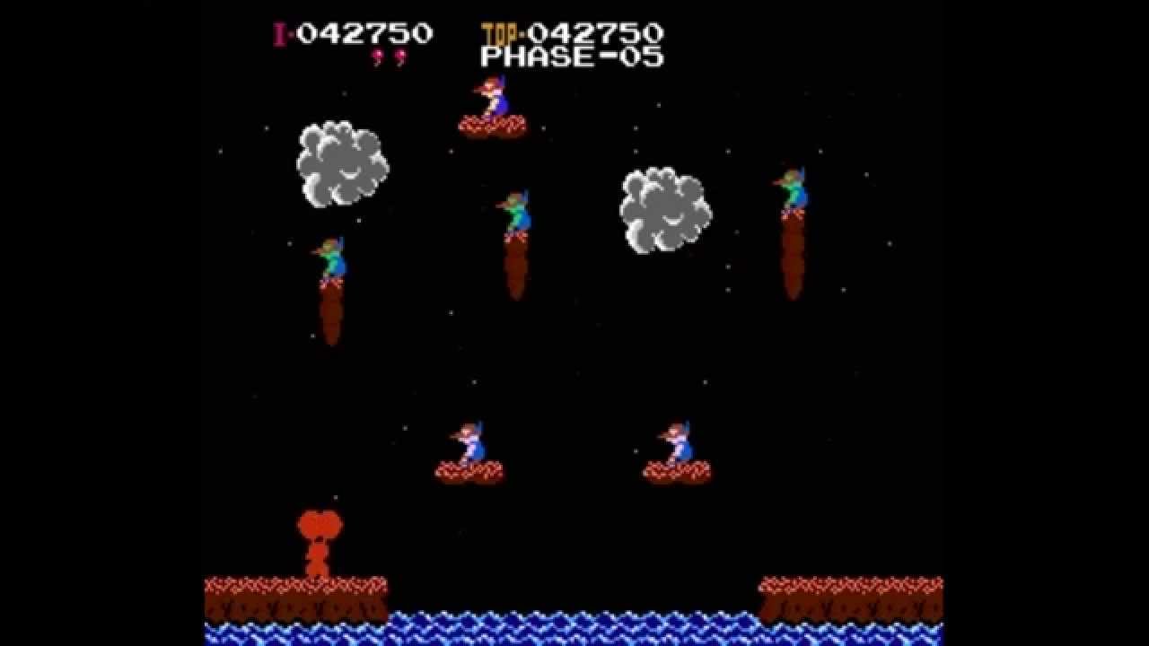 Balloon Fight [NES] - Real-Time Playthrough - YouTube