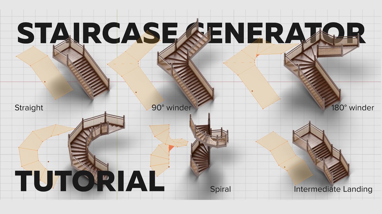 Staircase Generator - Tutorial - YouTube