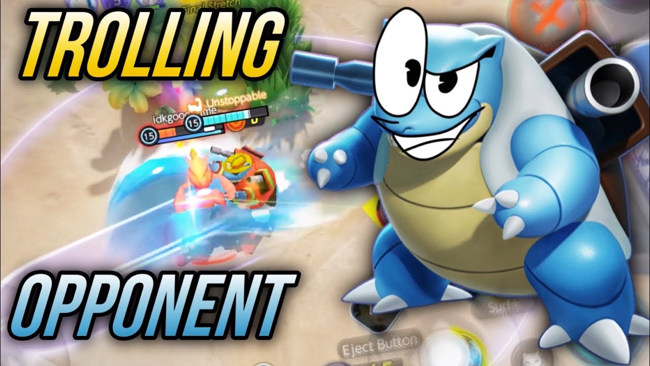 BLASTOISE ~ Pokémon unite Funny Moments & Memes - YouTube
