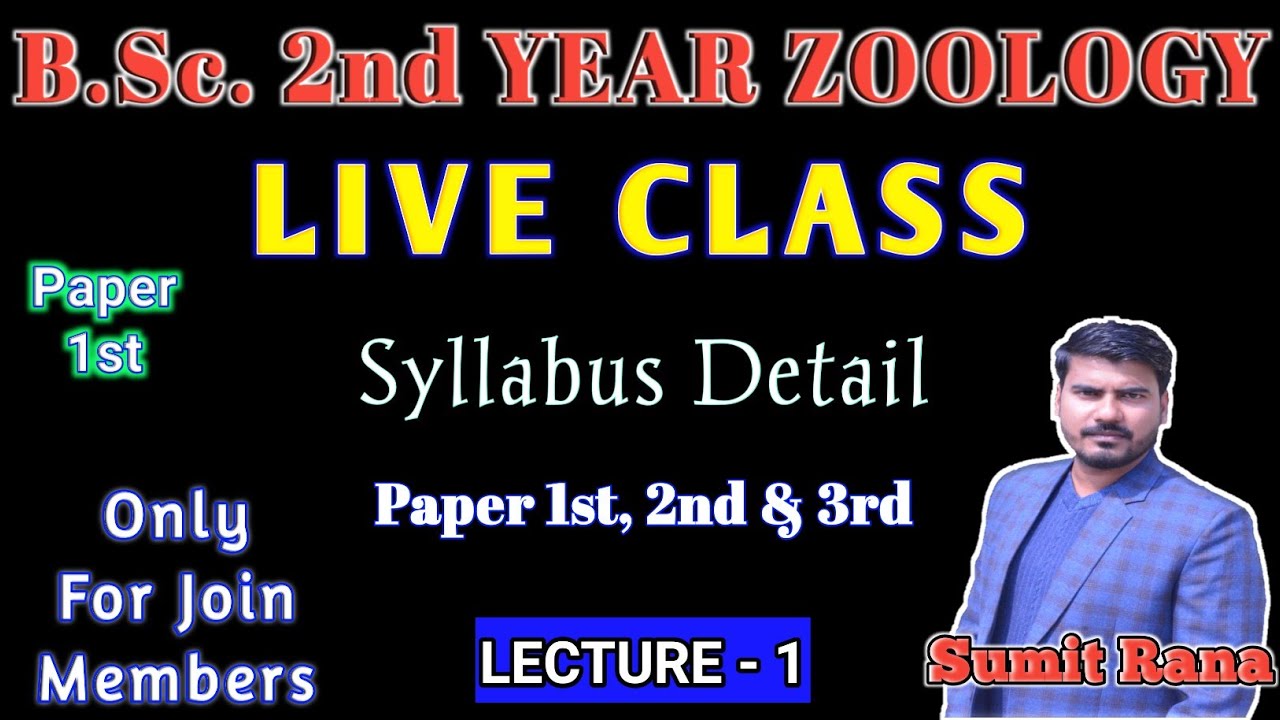 Lt 01 Live Syllabus Detail Zoology 1st Paper B Sc 2nd Year YouTube lt-01-live-syllabus-detail-zoology-1st-paper-b-sc-2nd-year-youtube