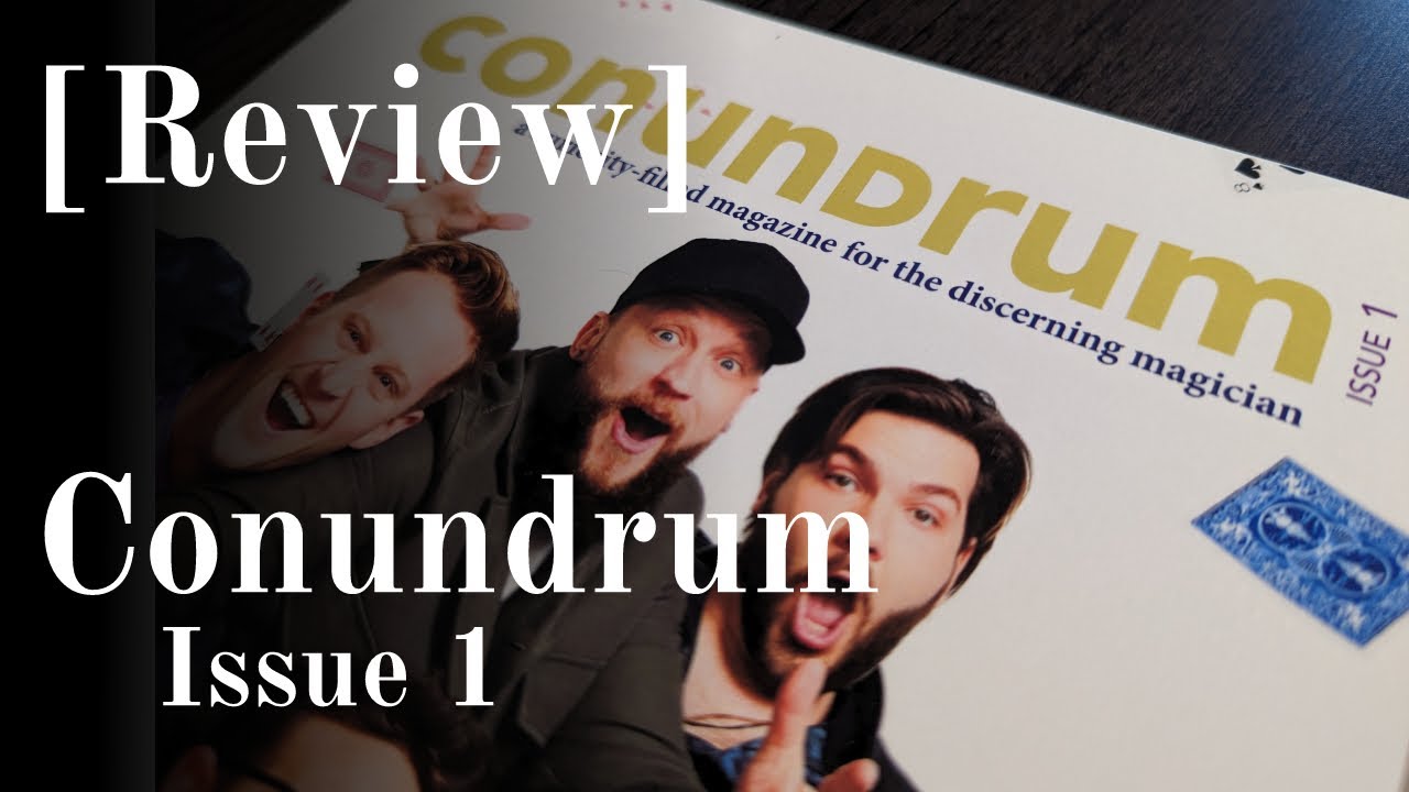 [Magic Review] Conundrum Issue 1 - YouTube