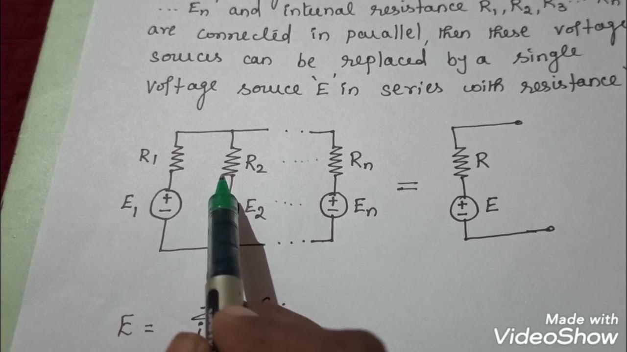 Millman's Theorem/Circuit Theory/#1 - YouTube