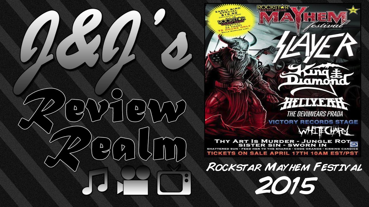 J&J: Rockstar Mayhem Festival 2015 (Lineup Reaction) - YouTube