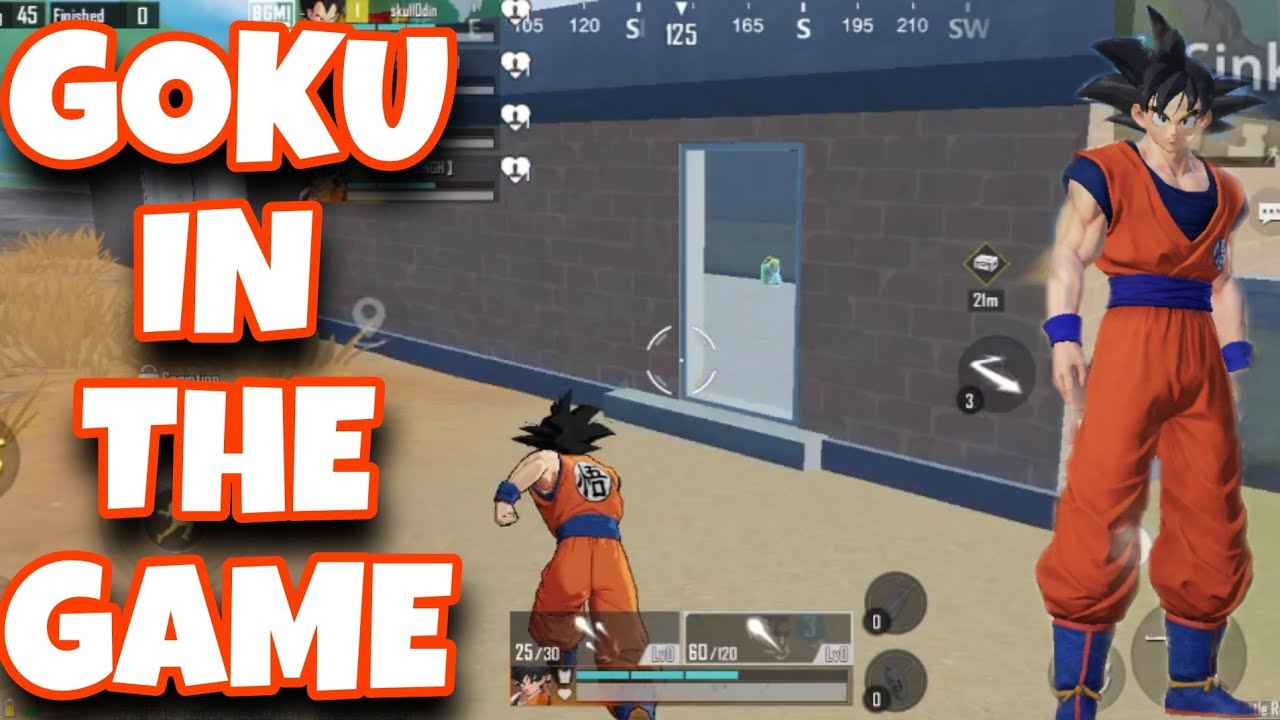 Playing with goku in Bgmi|what a mode| First time in bgmi - YouTube