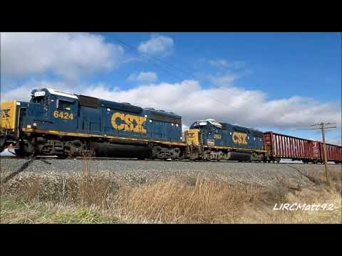 CSX L422 Chase On The Indiana Sub - YouTube