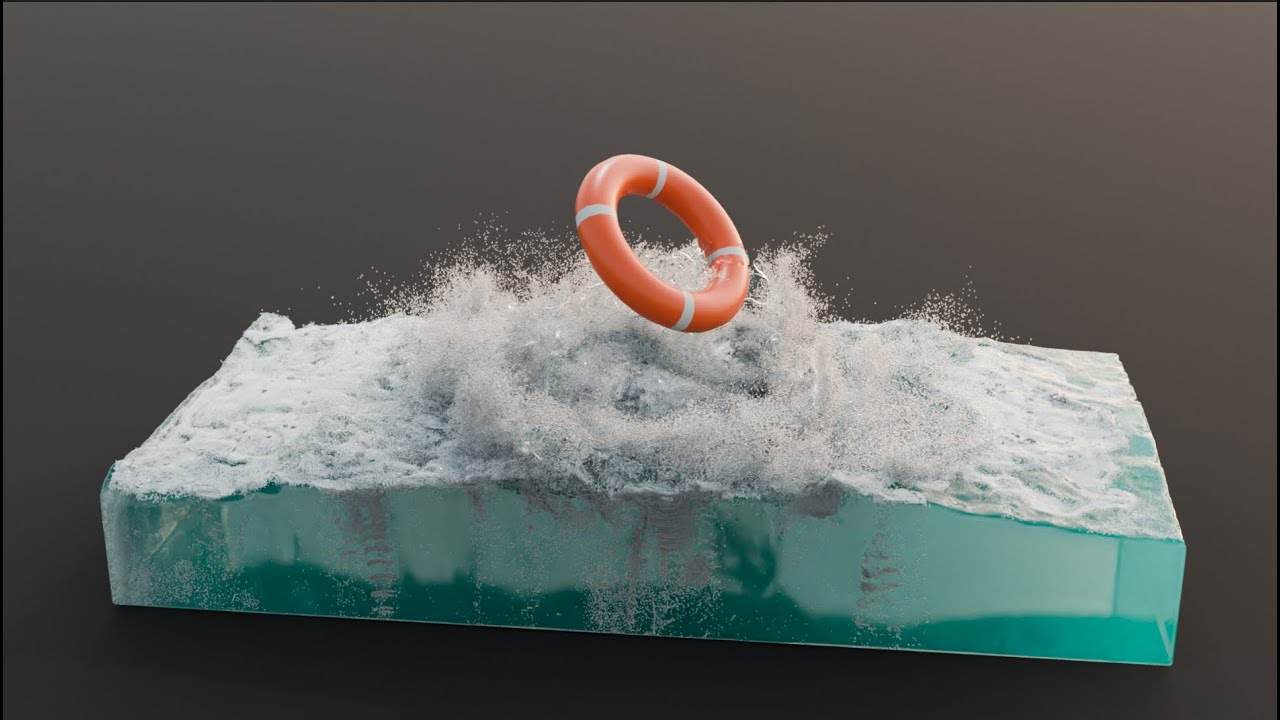 Tutorial Simulation Liquid Realistic | Foam + Spray | Hướng dẫn ...