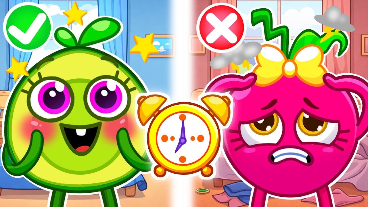 Morning Routine: GOOD HABITS vs BAD HABITS for Kids! Pit & Penny Learn ...