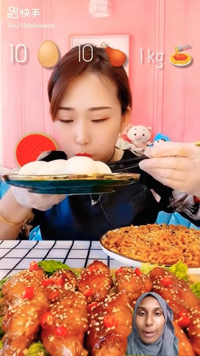 Eating challenge, 10eggs,10wings,1kg ramen. #food #shorts #mukbang #asmrsound #food my tv - YouTube