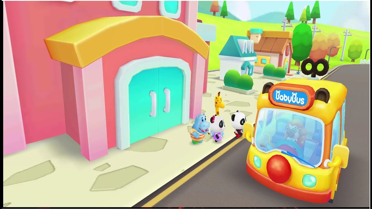 Gấu trúc Kiki & Miumiu || Baby Bus Kỳ Diệu - Học Cách Tới Trường Bằng ...