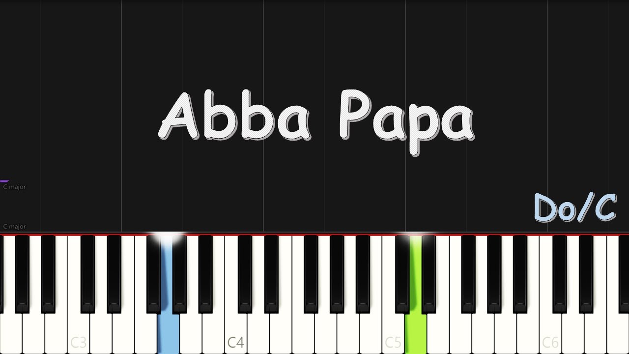 David Junior - Abba Papa | EASY PIANO TUTORIAL BY Extreme Midi - YouTube