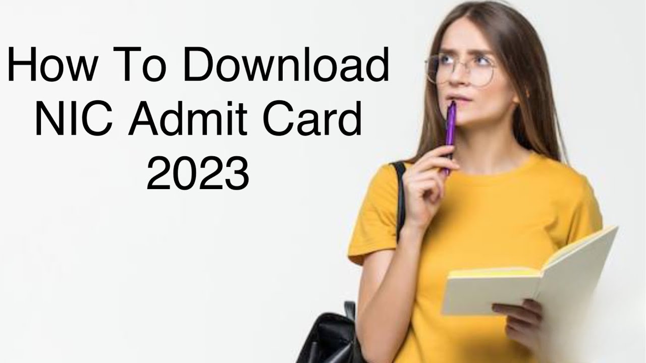 How to download Nic Exam ( Scientist-b/ STA / Scientific officer)2023 ...