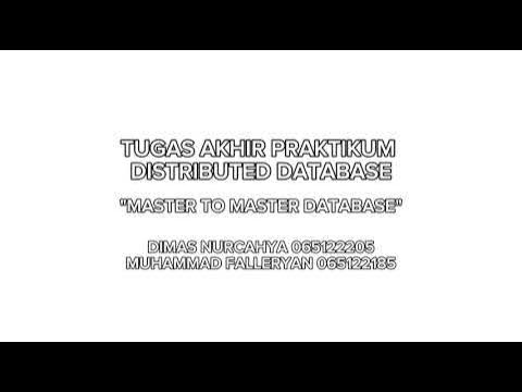 Replikasi Database (Master to Master) - YouTube