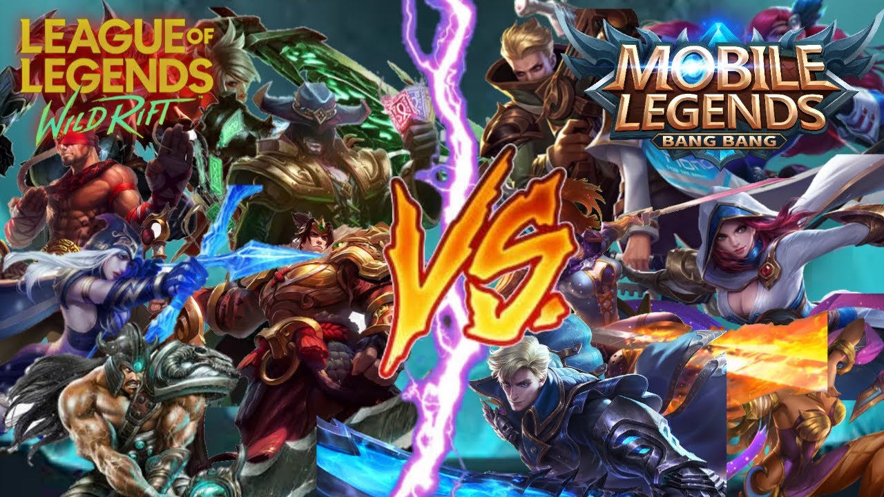 League of Legends Wild Rift VS Mobile Legends Bang Bang (ANIMATION ...