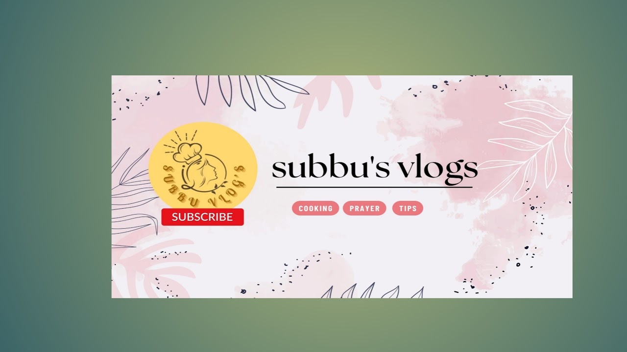 Subbu's Vlogs - YouTube