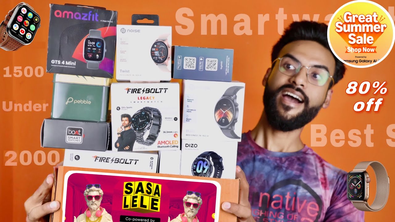 ⚡️Crazy Deals On Smartwatches Under 1000, 1500, 5000 ft Flipkart SASA ...