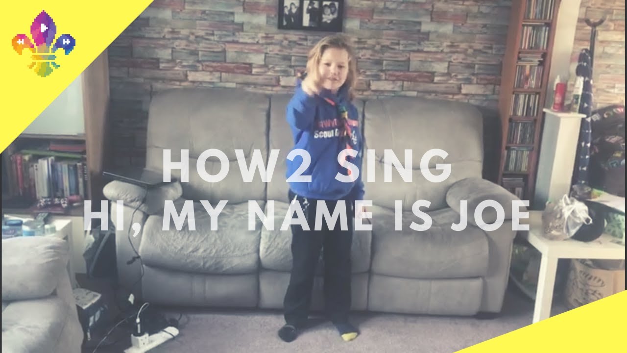 HOW2 SING Hi, My Name Is Joe | SCOUTADELIC #CampfireSong - YouTube