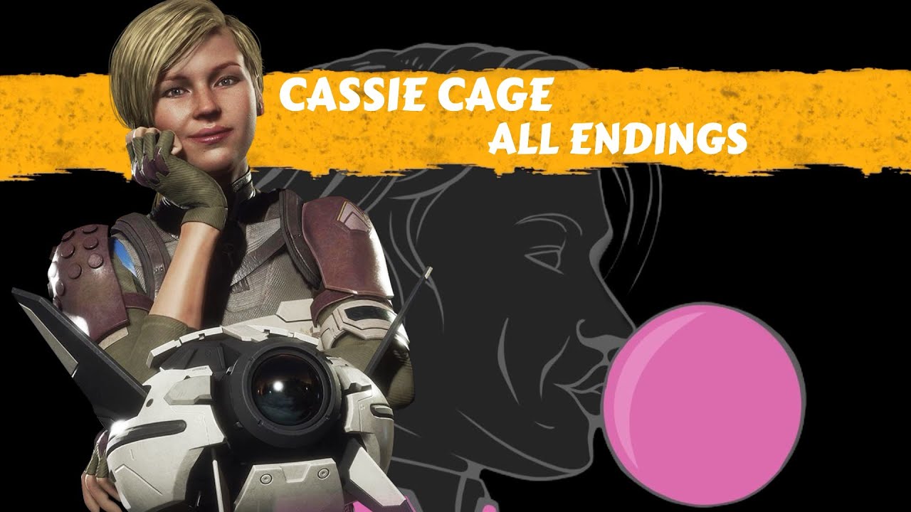 Mortal Kombat Cassie Cage Endings (MK X to MK 11) - YouTube