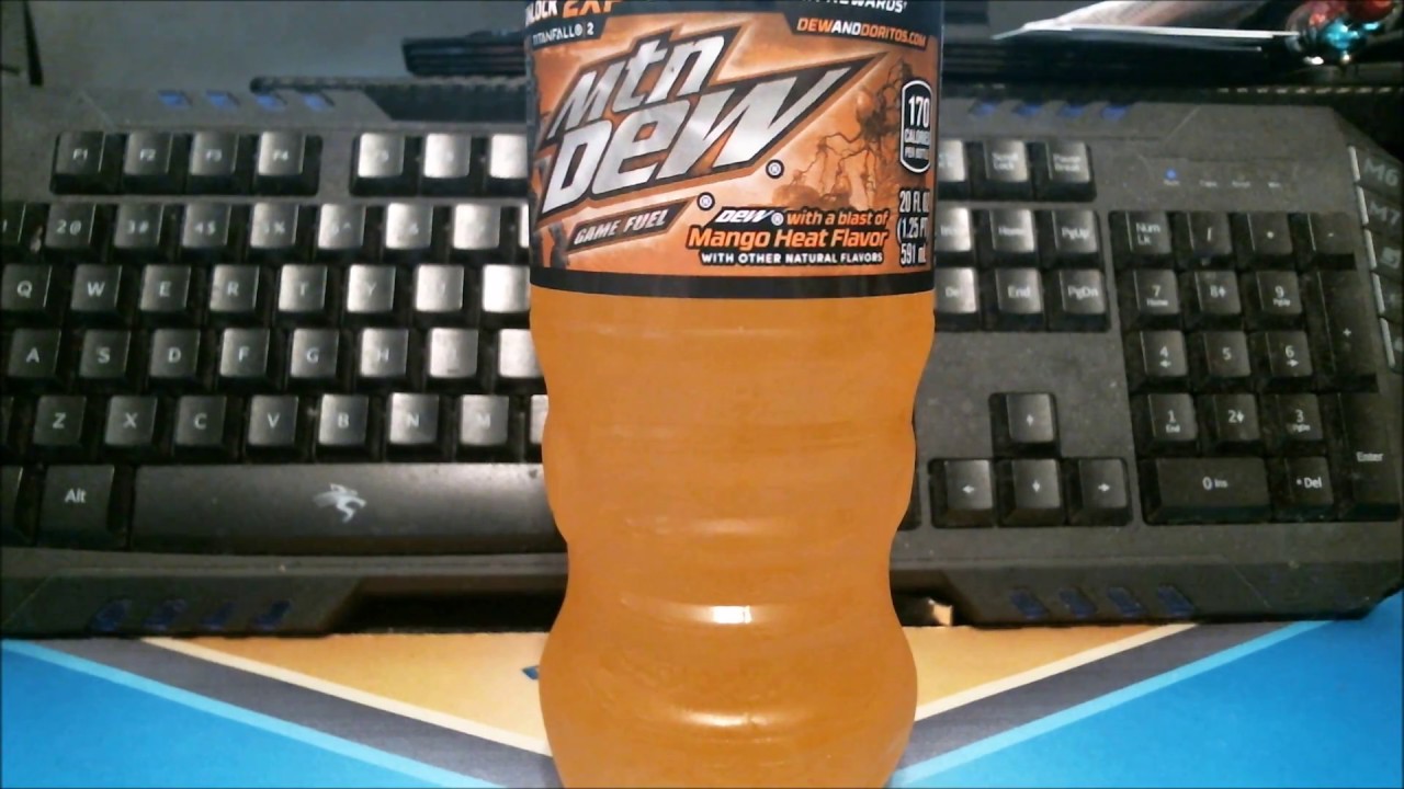 Mountain Dew Game Fuel Mango Heat Review - YouTube