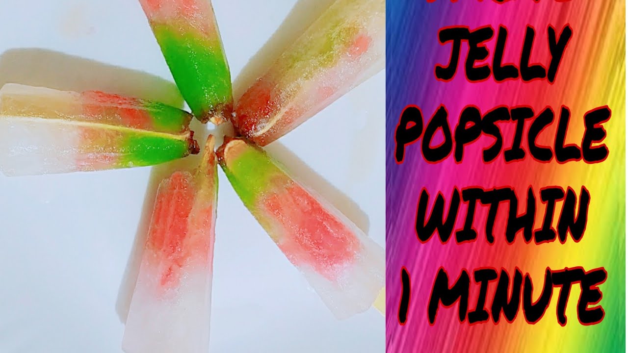 Yummy Sprite Jelly Popsicle Within 1 minute. - YouTube