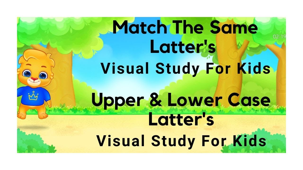 Match English Latter's Upper and Lower case Latter's - YouTube