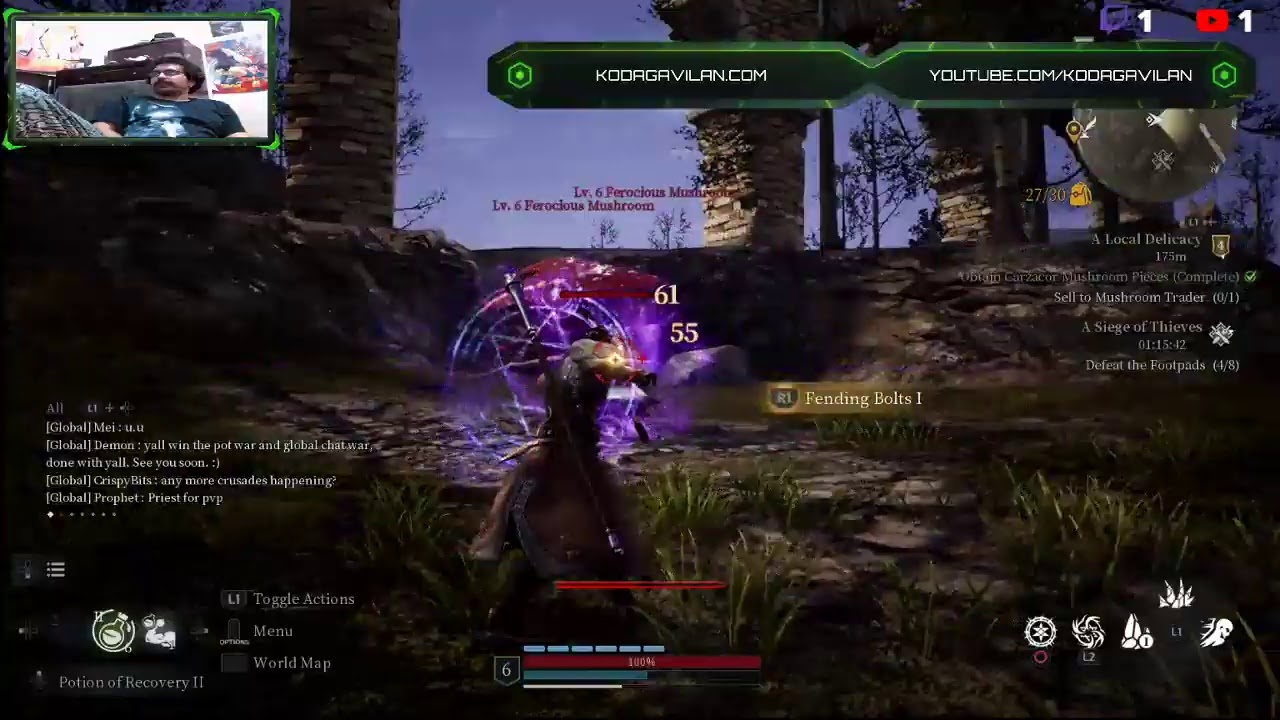 +18 Koda Gavilan 1st Night On Blessed Unleashed Livestream Continued - YouTube