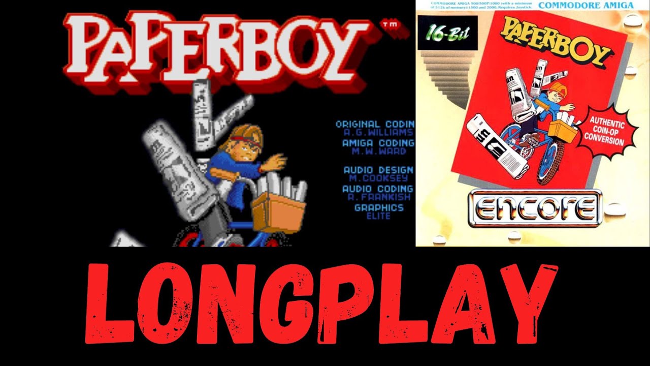 Paperboy Amiga Longplay - YouTube