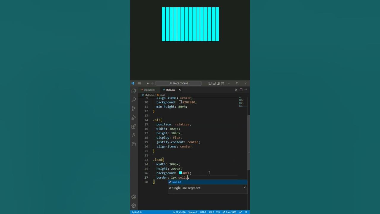 😍creative Awesome Animation In Html And Css Shorts Html Csseffect Asmrprogrammig Speedcoding