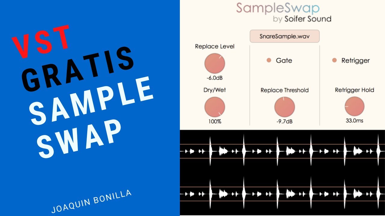 VST SampleSwap Gratis, reemplaza tus tomas de audio rápido!!! - YouTube