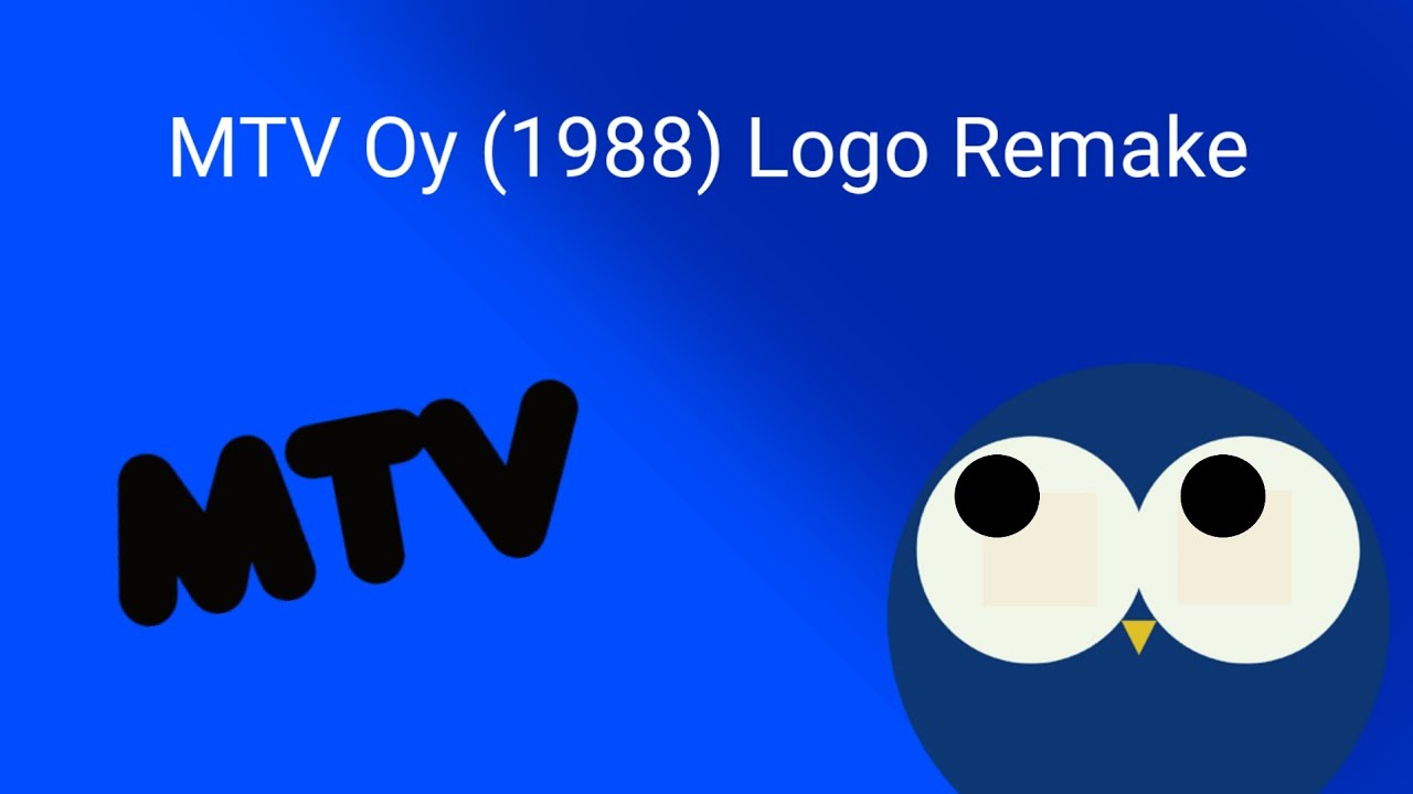 MTV Oy (1988) Logo Remake - YouTube