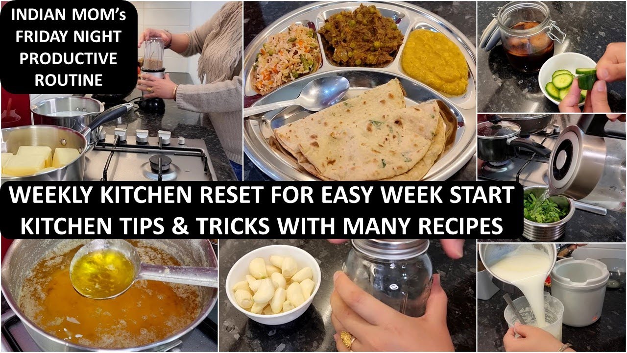 Weekly Kitchen RESET Routine | Weekly Refresh For Easy Start Of Week ...