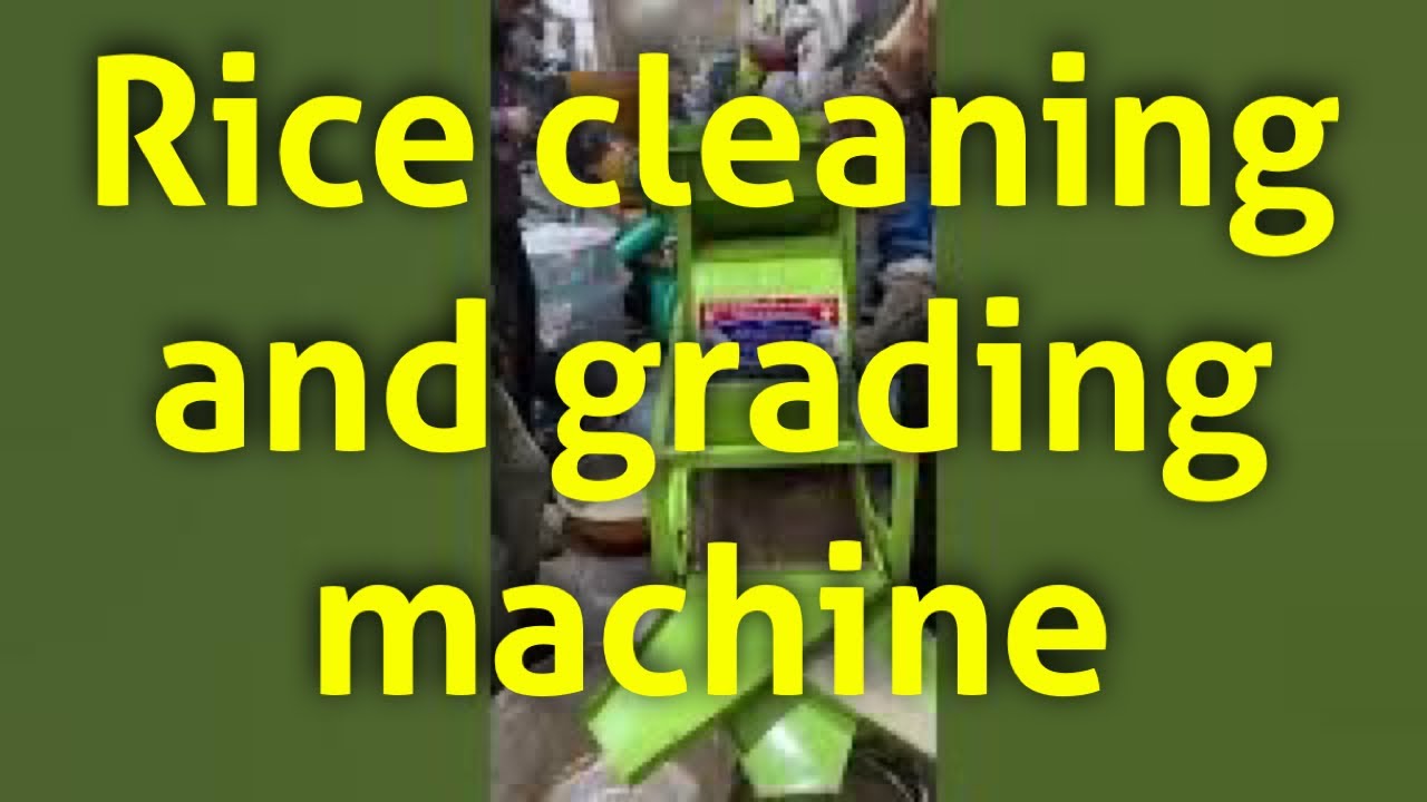 Rice cleaning and grading machine 📲📞☎️ +91 89628 26650 - YouTube