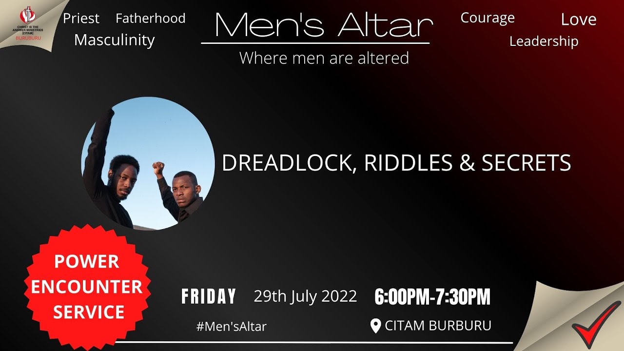 MEN'S ALTAR-WHERE MEN ARE ALTERED - YouTube