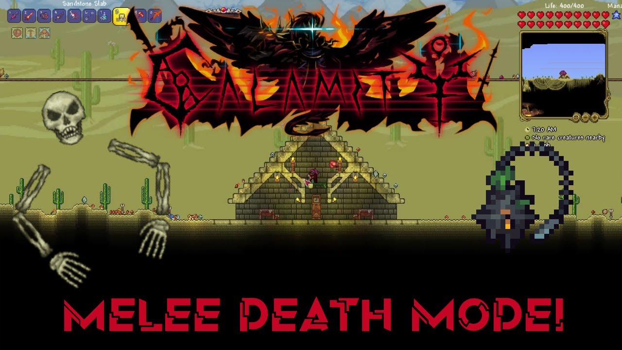 Death mode Skeletron! - Terraria Calamity Death Mode Melee Ep.6 - YouTube