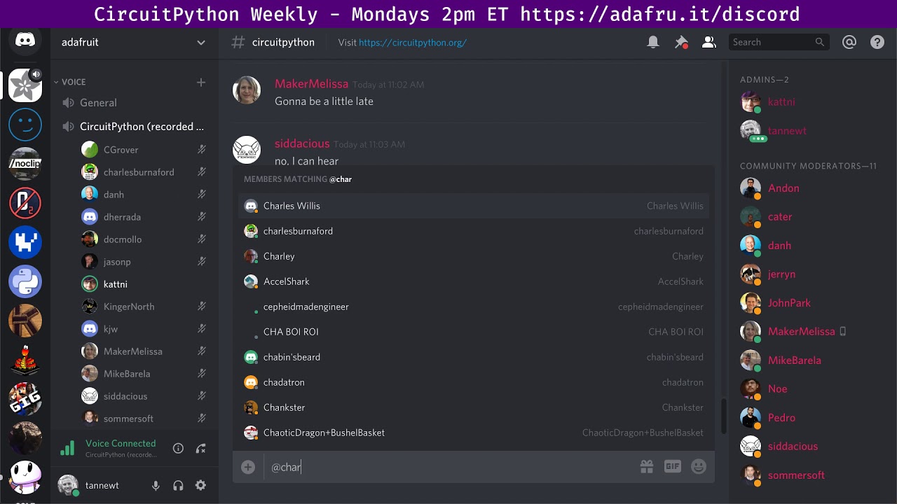 Circuitpython Weekly For May 20th 2019 Adafruit Adafruit Youtube