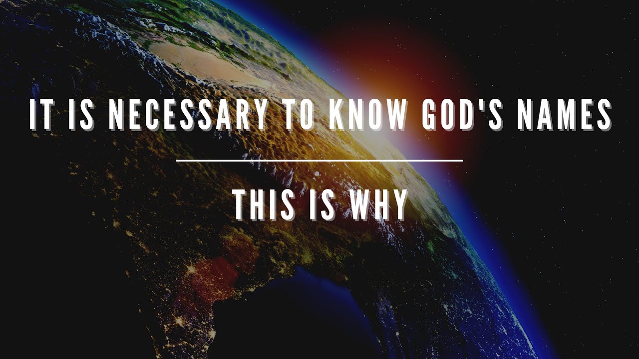 30 Names of God and Their Meanings | Get To Know Your Father - YouTube