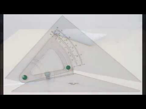 Linex 1120/10B Professional Adjustable Set Square, SAN - YouTube