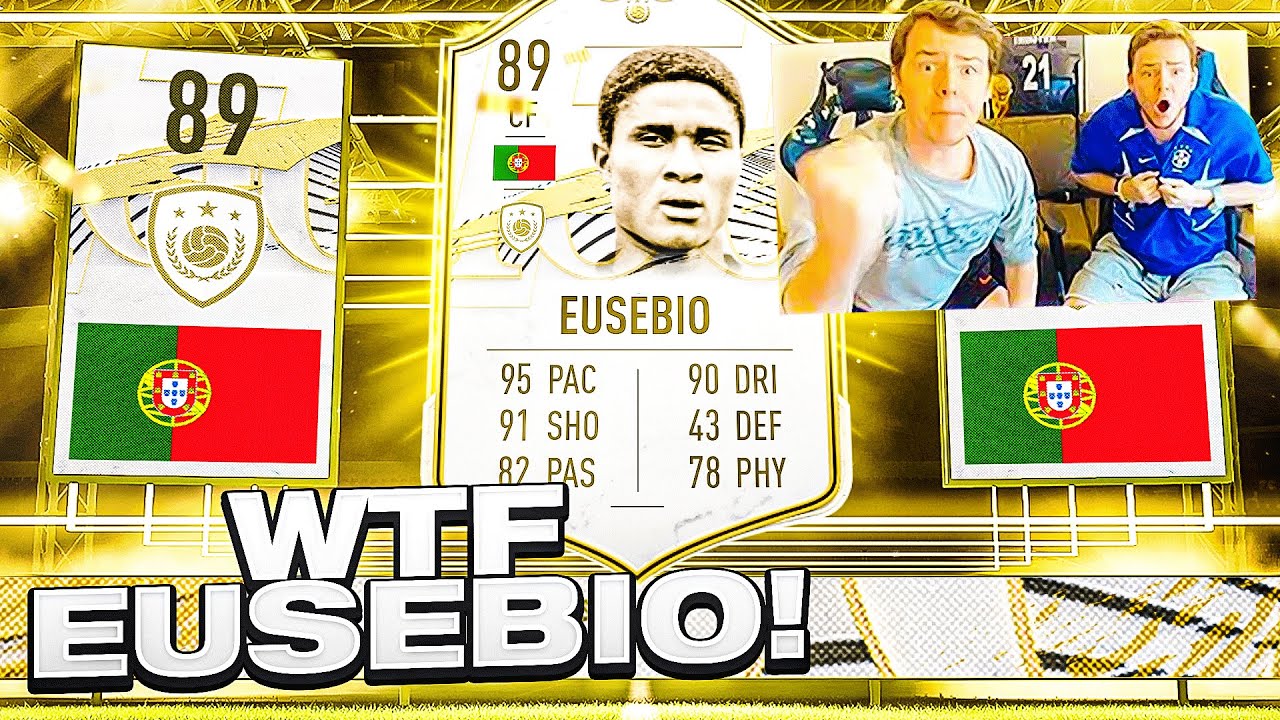 OMG!!! WE PACKED EUSEBIO IN A BASE OR MID ICON SWAPS PACK! LUCKIEST ...