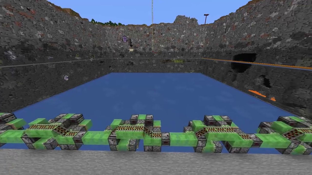 Minecraft | 03 | Automatic Perimeter Floor Builder Timelapse - YouTube