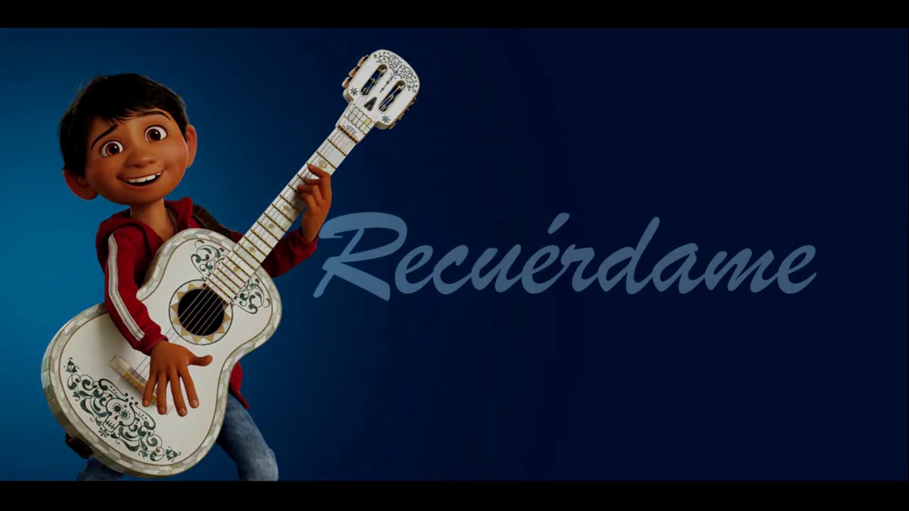 Recuérdame - Guitar Tab para guitarra inicial II - YouTube
