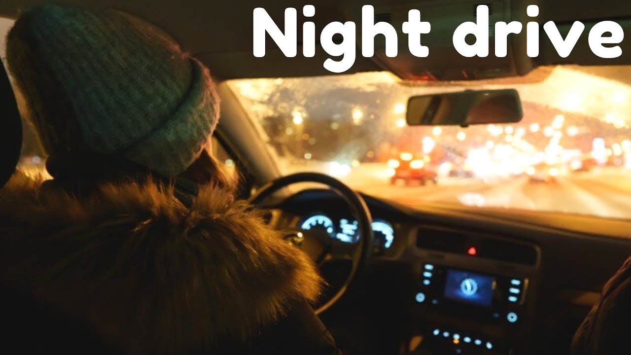 ASMR Driving {night, rain💦}: ASMR Car driving on the road🚖relaxed drive ...