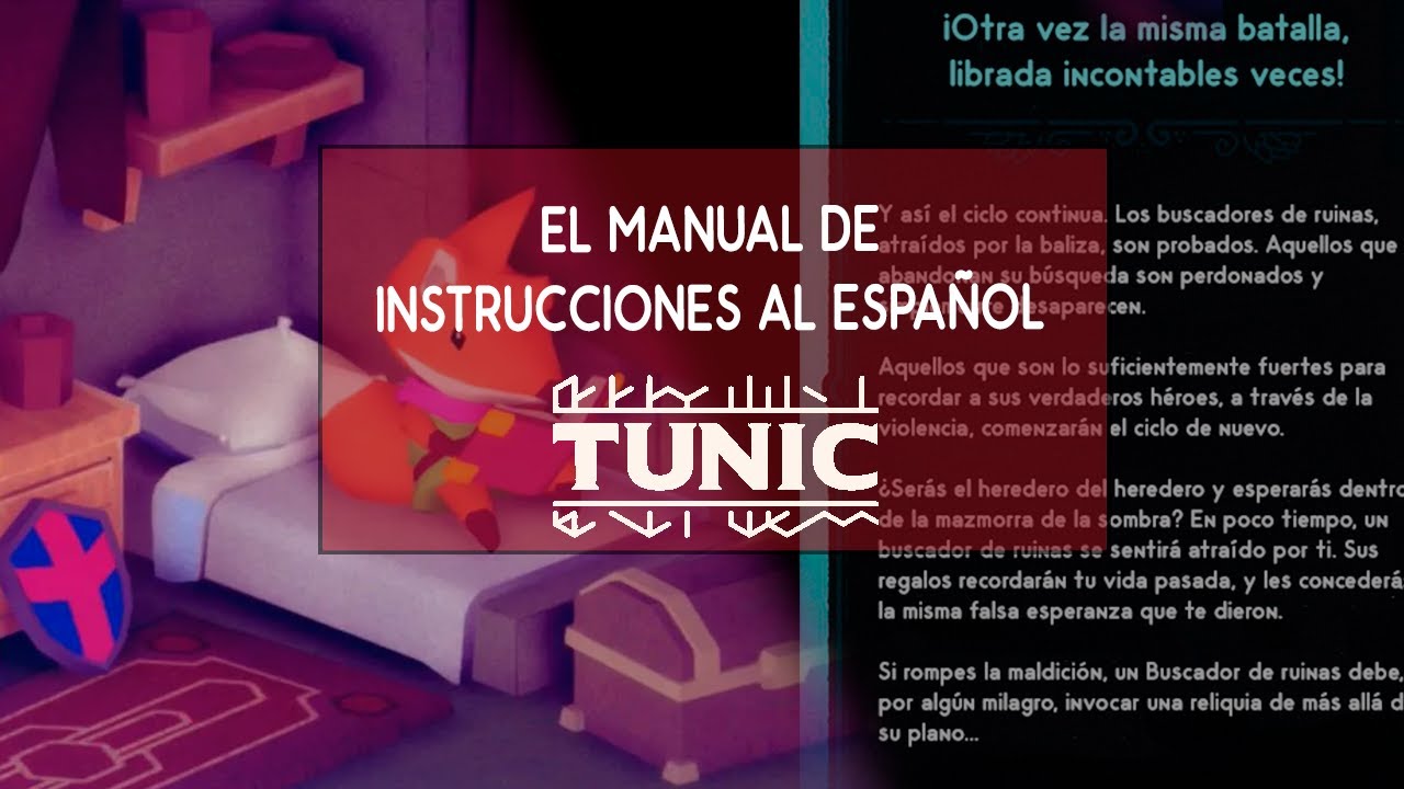 El Manual de Instrucciones en Español De Tunic - YouTube