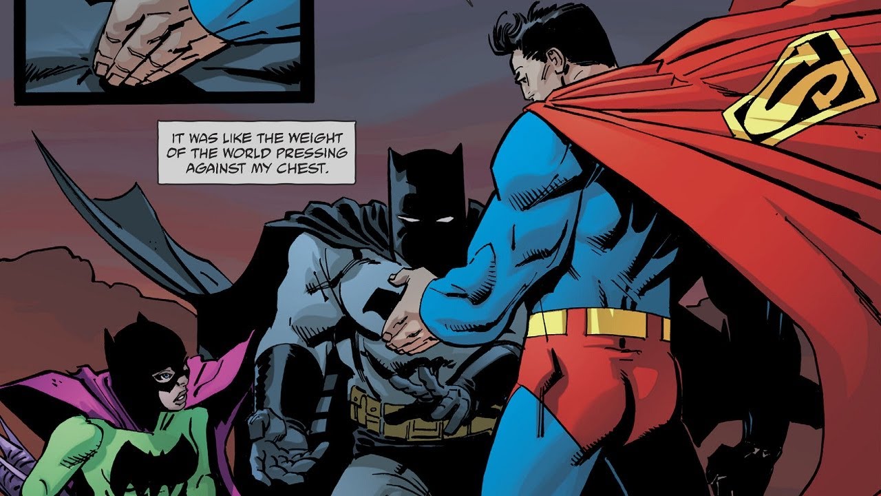 Superman shows his true abilities to Batman, and Batman sees him as a ...