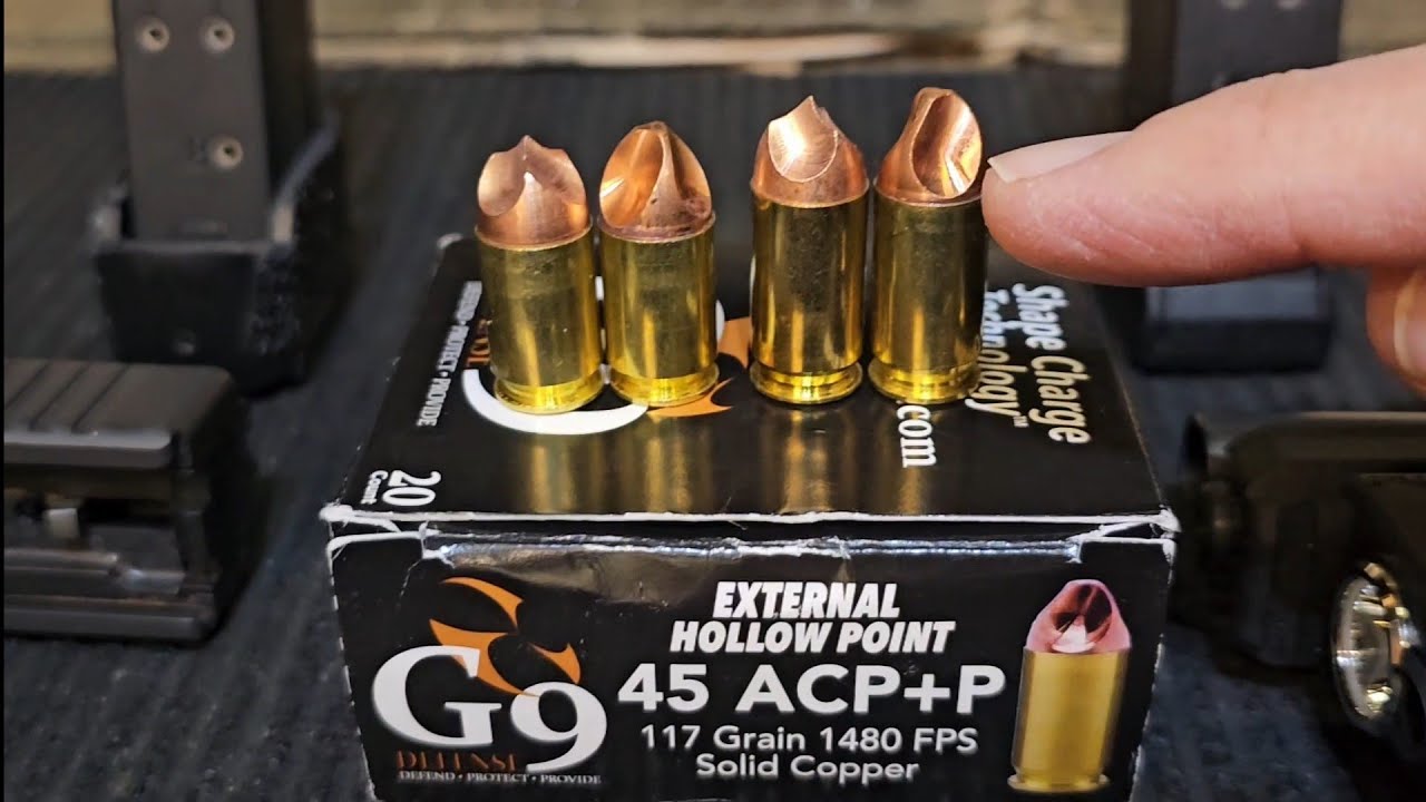 G9 Defense 45 GAP VS ACP Gel - YouTube