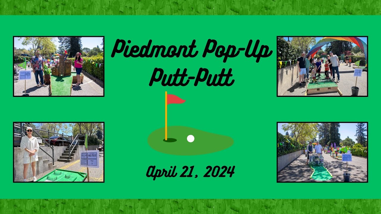 PRD's Pop-Up Putt-Putt in the Park (April 21, 2024) - YouTube