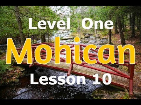 Mohican Language TPR Lesson 10 - YouTube