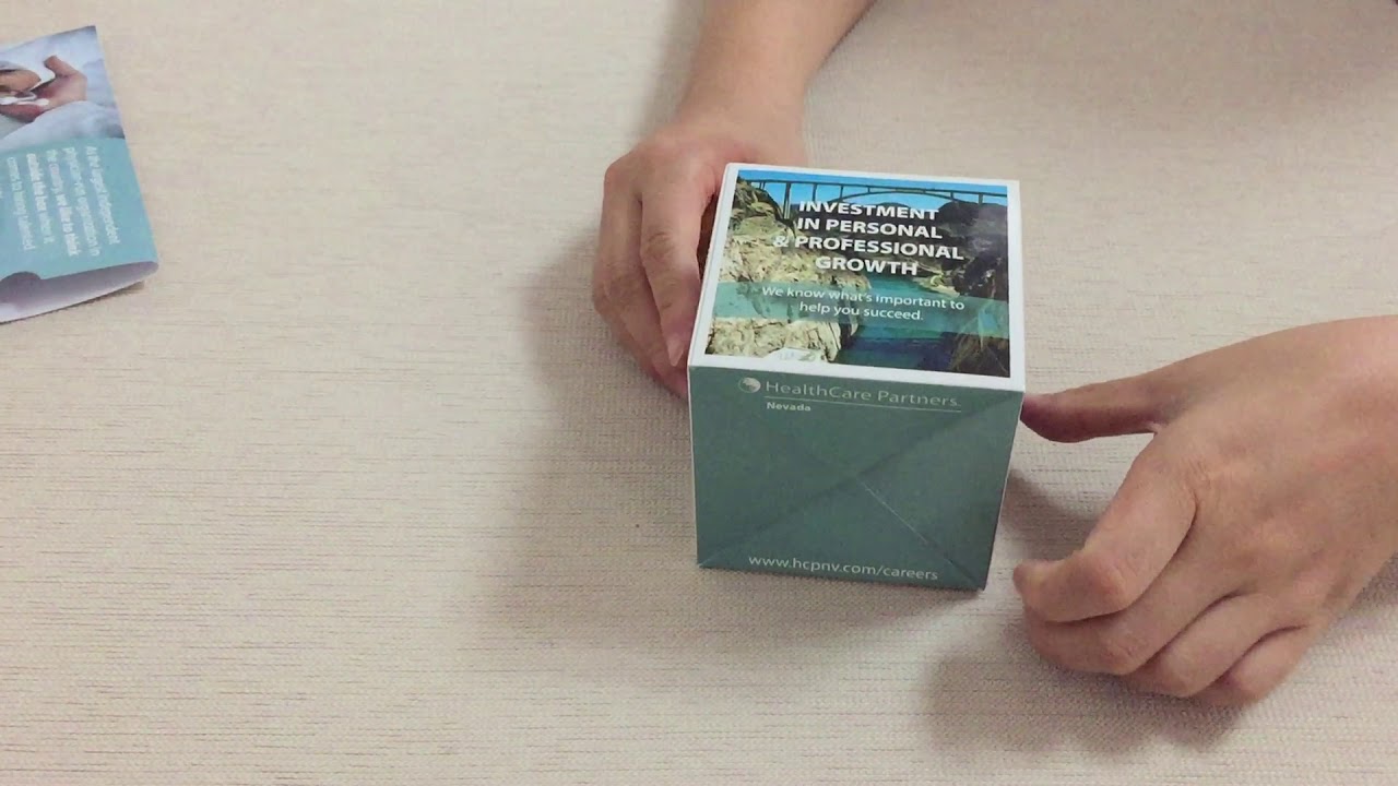 Pop up cube direct mail production direct factory - YouTube